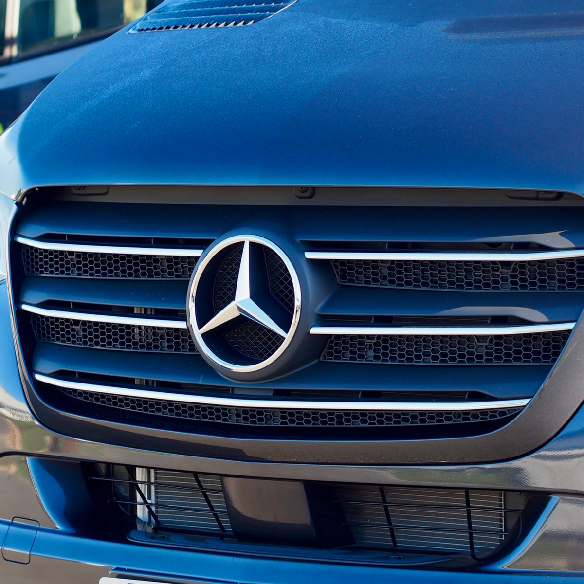 For Mercedes Sprinter Dodge 907 Honeycomb Upper Grille Mesh Set - 5 Pi ...