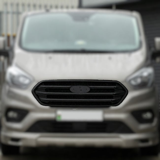 For Ford Transit Custom Front Grille – OEM Style, New Shape, Matte Bla ...