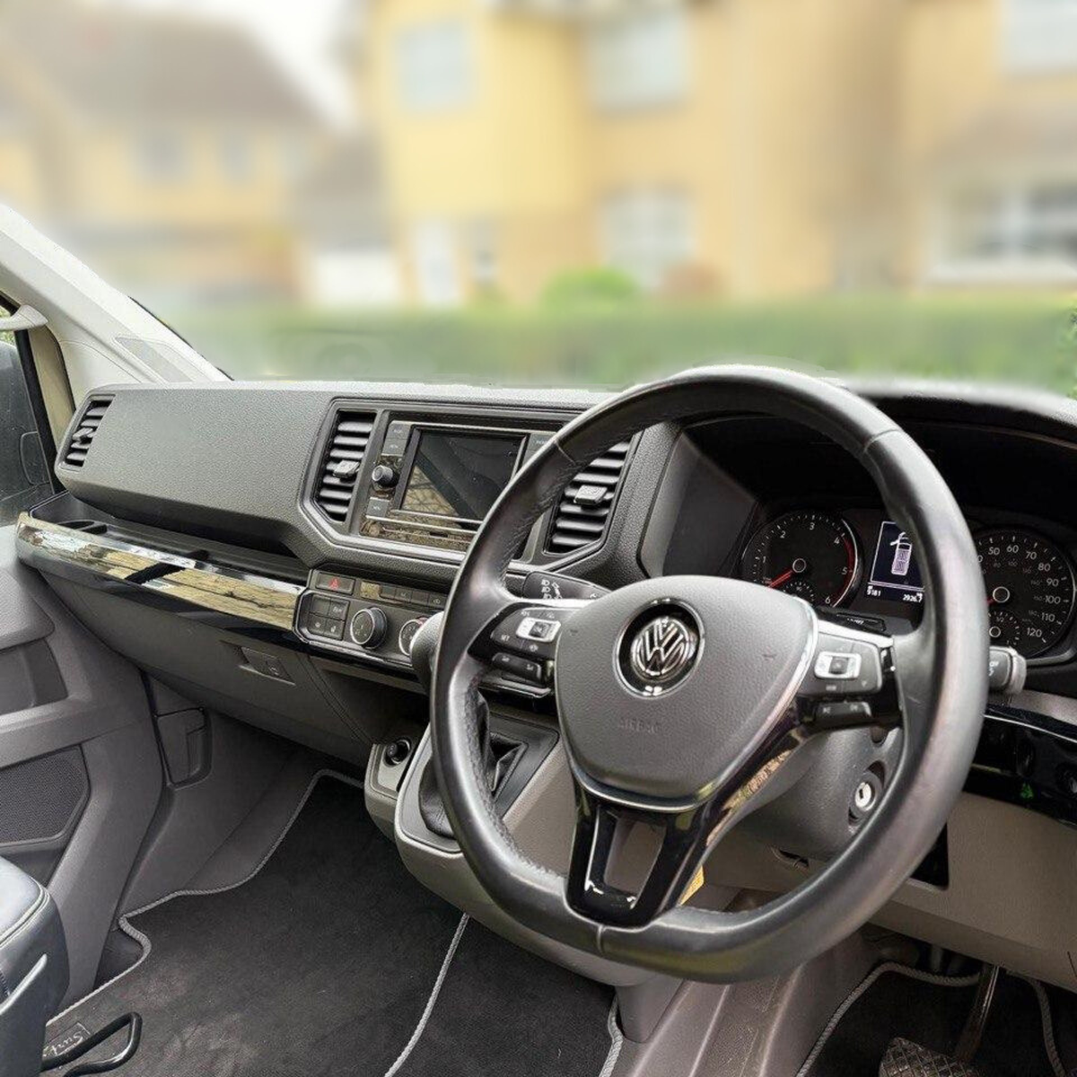 For MAN TGE RHD Lower Dash Styling Trims - Gloss Black (Set of 6) | Va ...