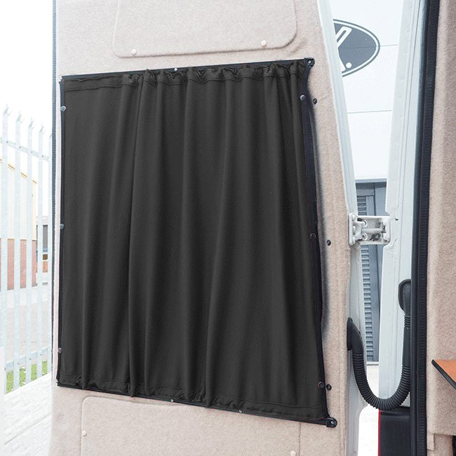 Mercedes Sprinter Premium Window Curtains - Black/Black - CREATE YOUR ...