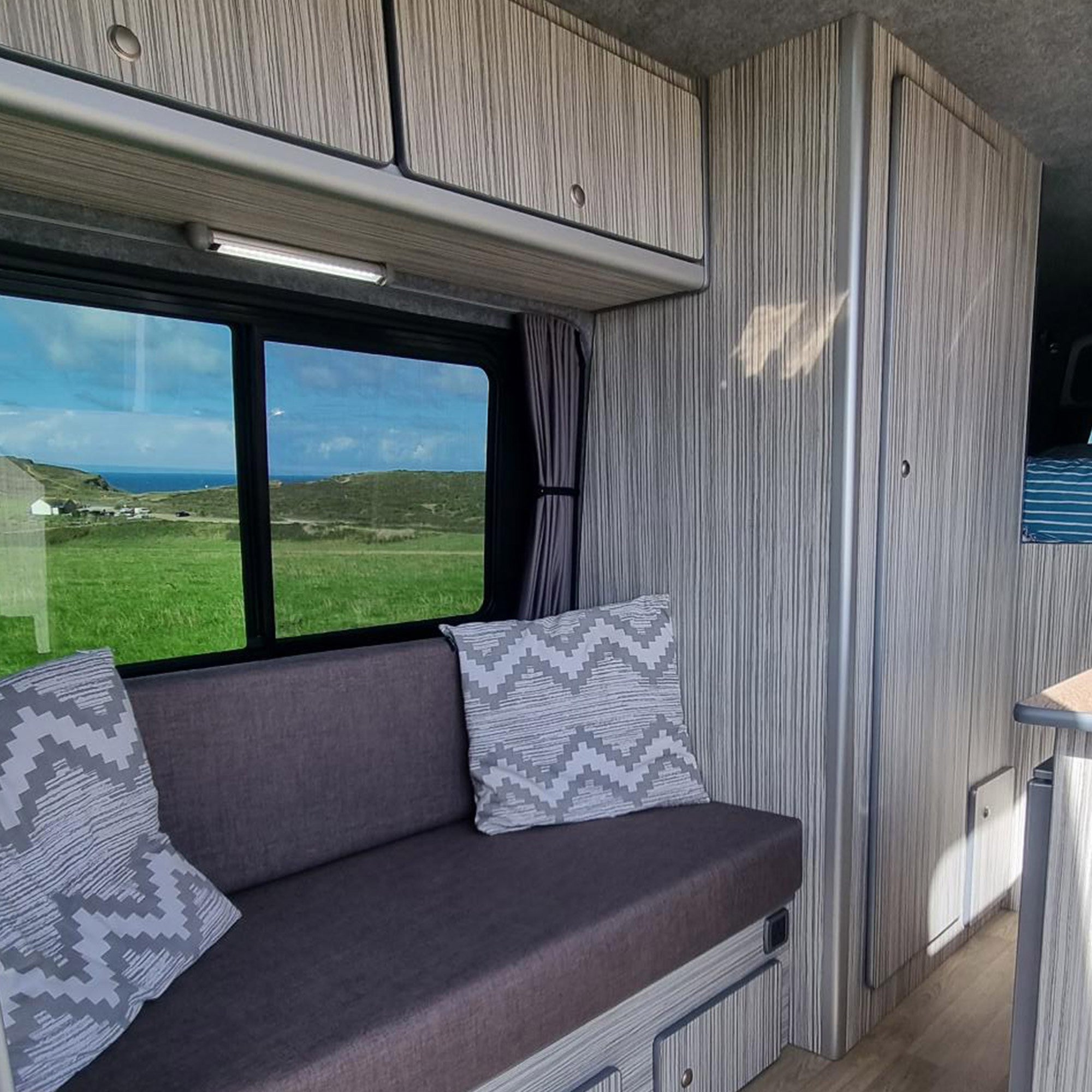 Mercedes Sprinter Premium Window Curtains - Black/Grey - CREATE YOUR O ...