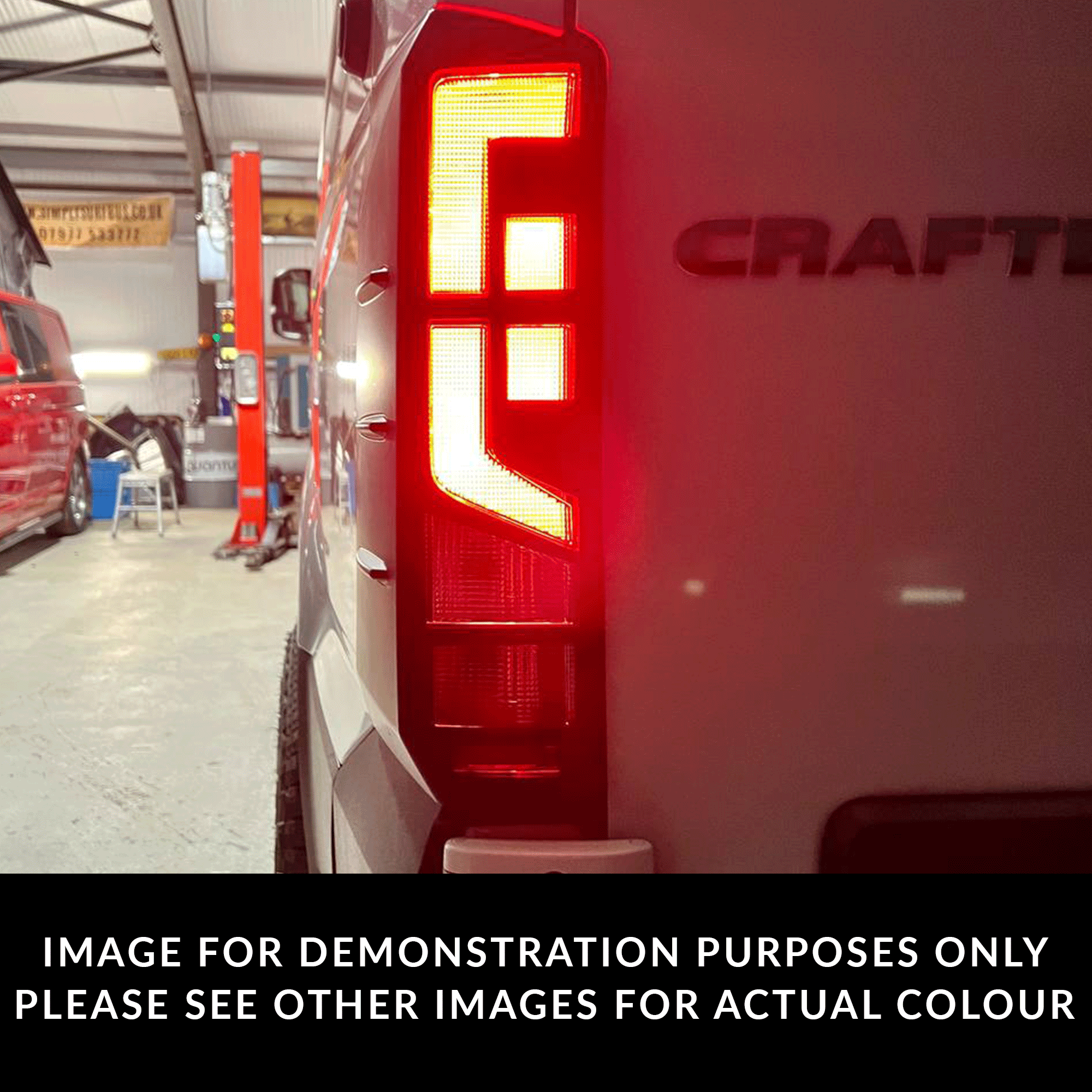 MAN TGE Rear Light Guards Gloss Black – Van-X