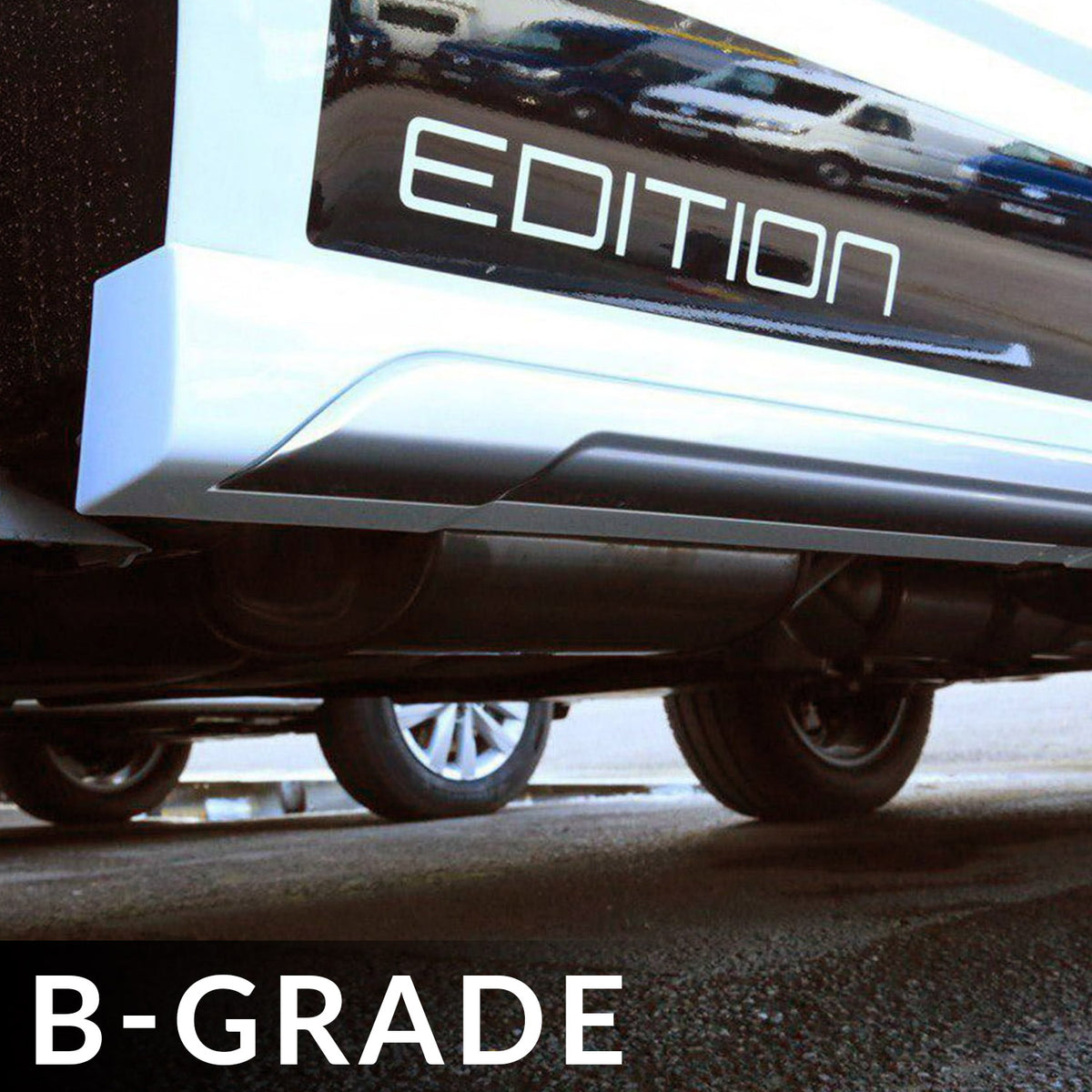 For VW T5, T5.1 LWB Side Skirts Candy White Plastic Painted and Ready ...