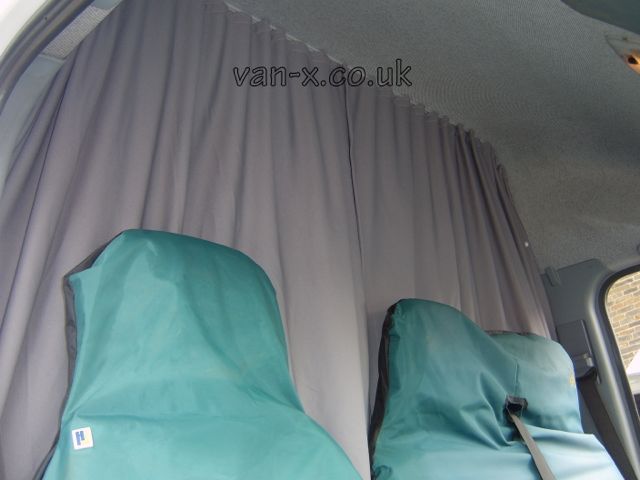 For Mercedes Dodge Sprinter Cab Divider Curtain Kit with Rail Premium ...