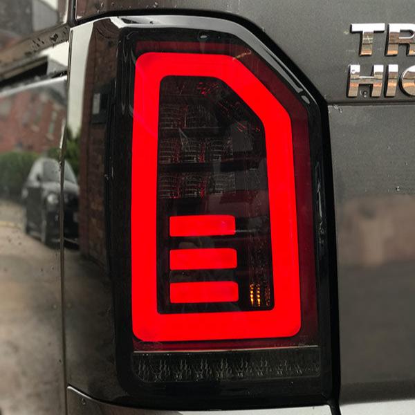 VW T6 15-20 Transporter Tailgate LED Rear Lights Smoked – Van-X