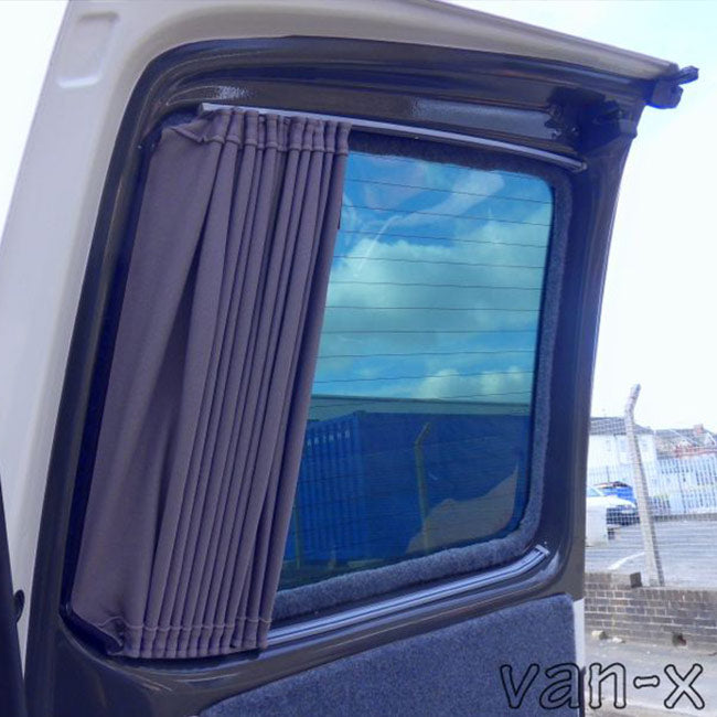 For VW T6 Transporter Premium 1 x Barndoor Window Curtain Van-X