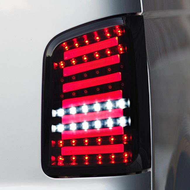 VW T5, T5.1 LED Rear Lights/Tail lights/Tail lamps Tailgate MK2 – Van-X