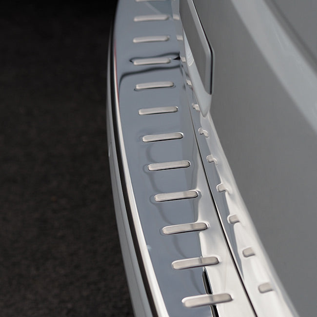 VW T6 Transporter Multivan Rear Bumper Protector Tailgate Stainless St ...