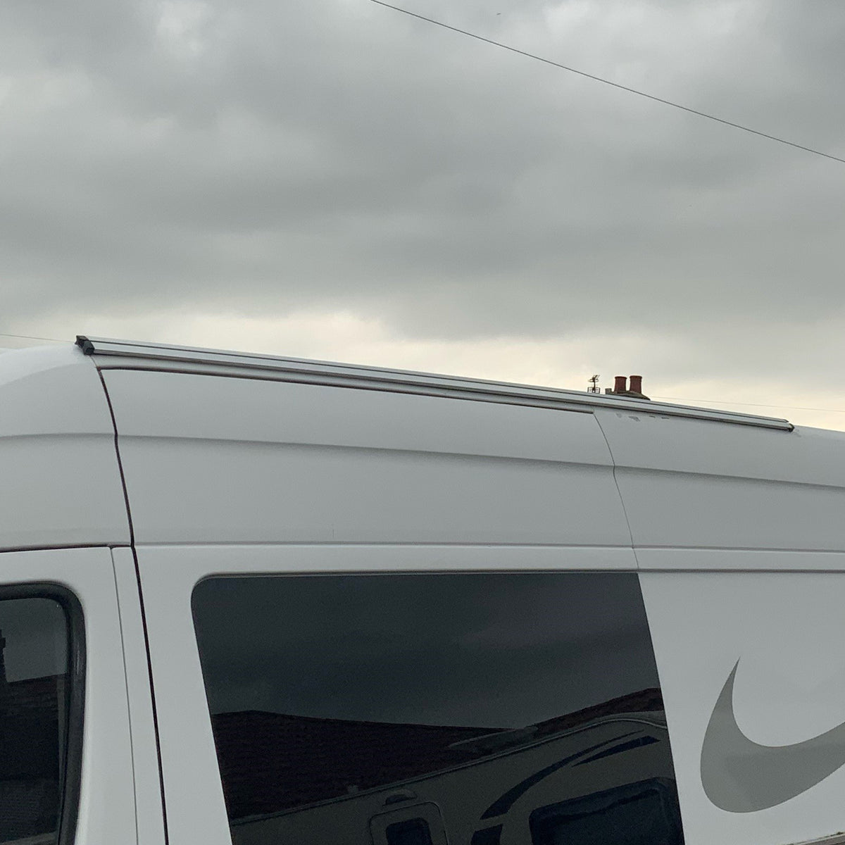 VW Crafter Awning Rails Swb , Mwb, Lwb (Anodised Silver) – Van-X