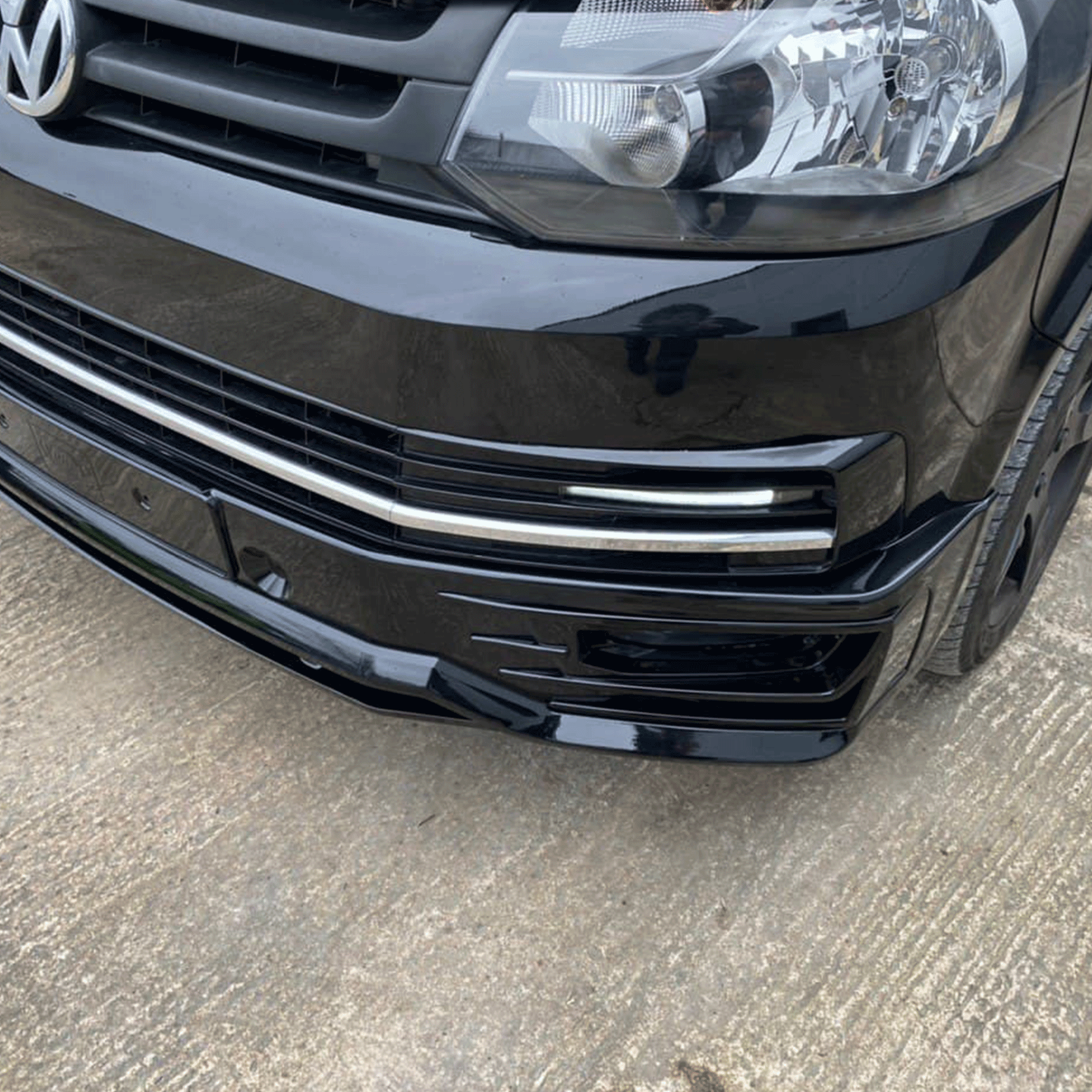 VW T5-X Styling Front End Premium 10-15 Upgrade Full Kit Facelift Pain ...