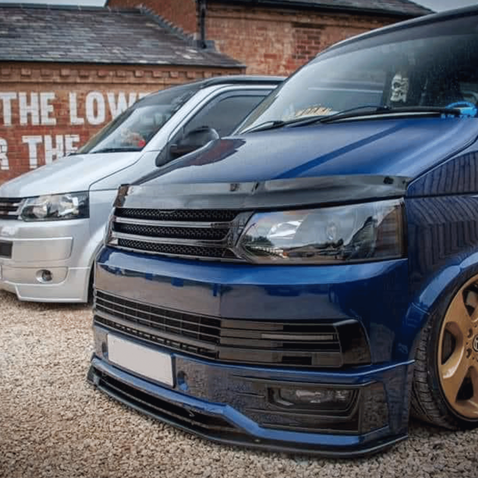 VW T5-X Styling Front End Premium 10-15 Upgrade Full Kit Facelift Pain ...