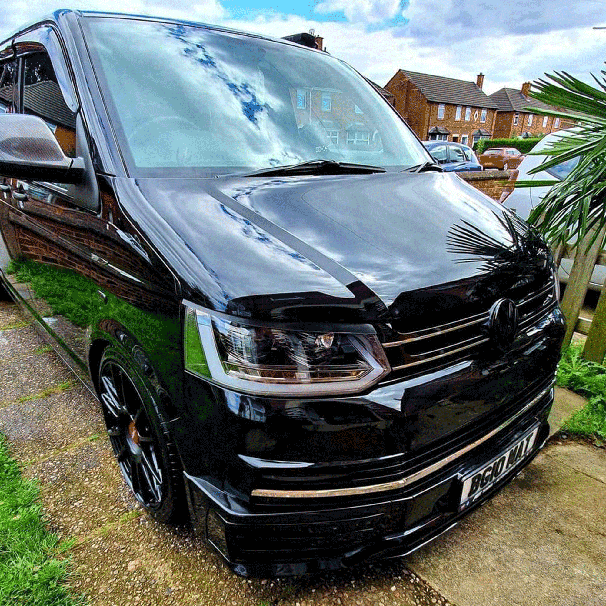 VW T5-X Styling Front End Premium 10-15 Upgrade Full Kit Facelift Pain ...