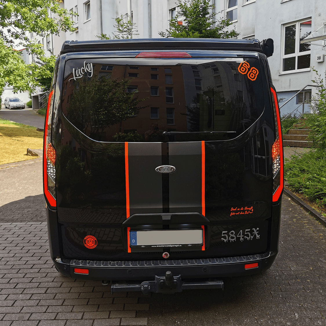 For Ford Transit Custom MK2 Sequential Indicator LED Rear Lights Smoke ...
