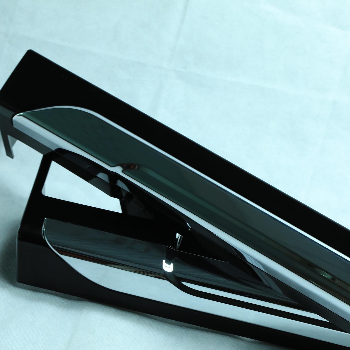 VW T6 Transporter LWB Side Skirts Deep Black Plastic Painted and Ready ...