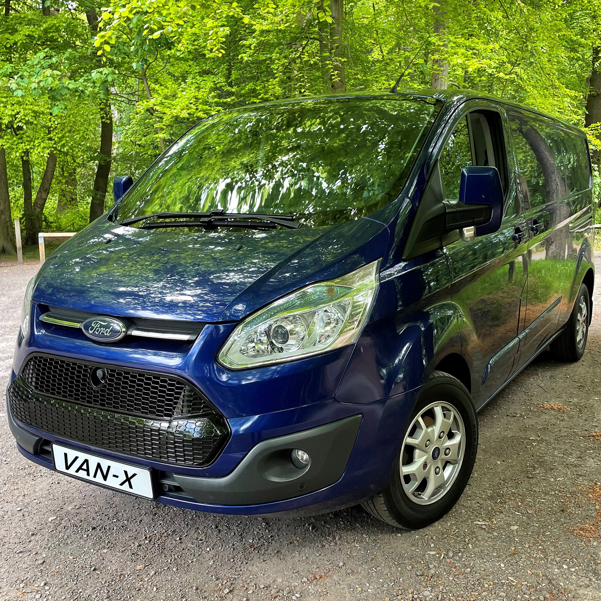 For Ford Transit Custom Front Grille Honeycomb Modified 2012 - 2018 MK ...